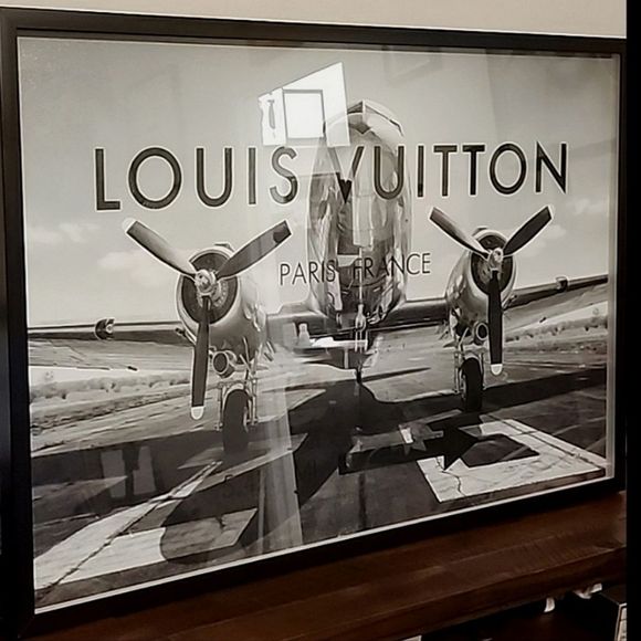 At Home | Wall Decor | At Home Wheels Up Louis Vuitton Framed Wall Art ...